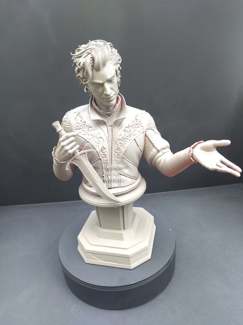 Astarion Bust 3d Printed 28cm Tall Kit - Etsy