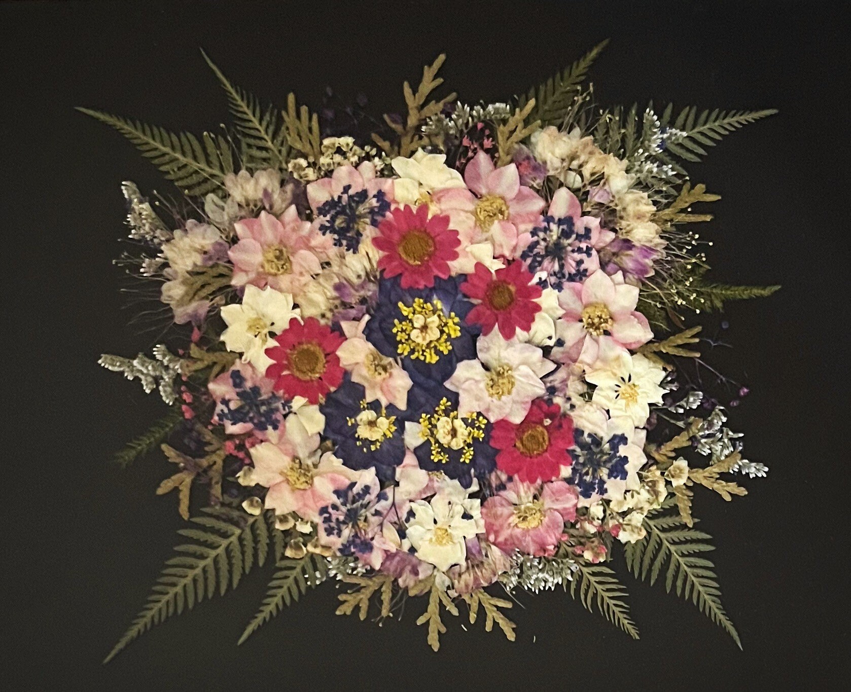 Large Pressed Flower Frame - Etsy