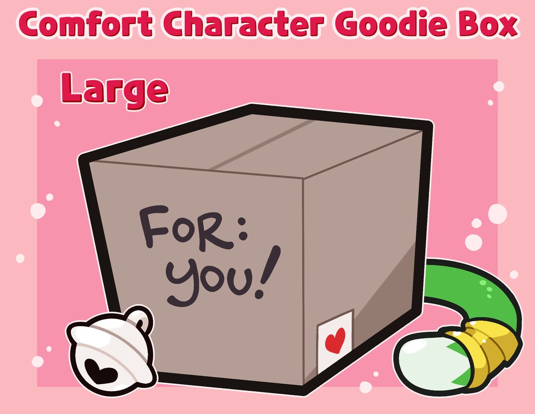 Large Goodie Box From Your Comfort Character - Etsy Australia