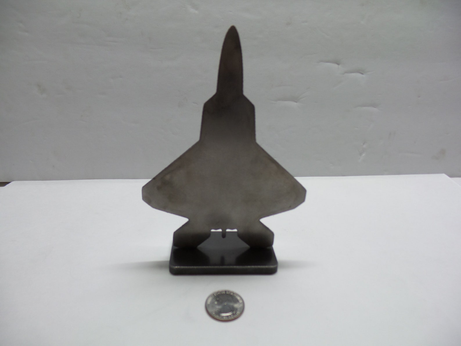 F22 Raptor Statue / Paper Weight / Desk Art - Etsy