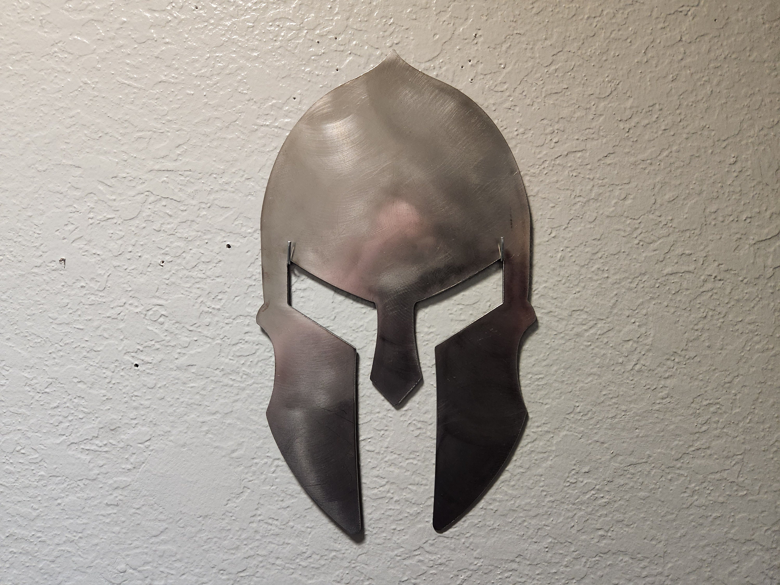 Spartan Helmet Metal Sign ships NEXT BUSINESS DAY - Etsy