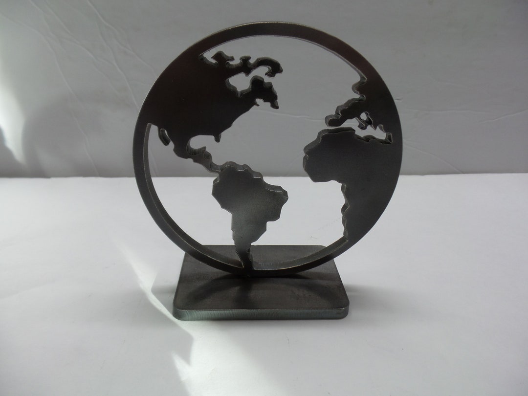 Earth Statue / Desk Statue / Desk Art - Etsy