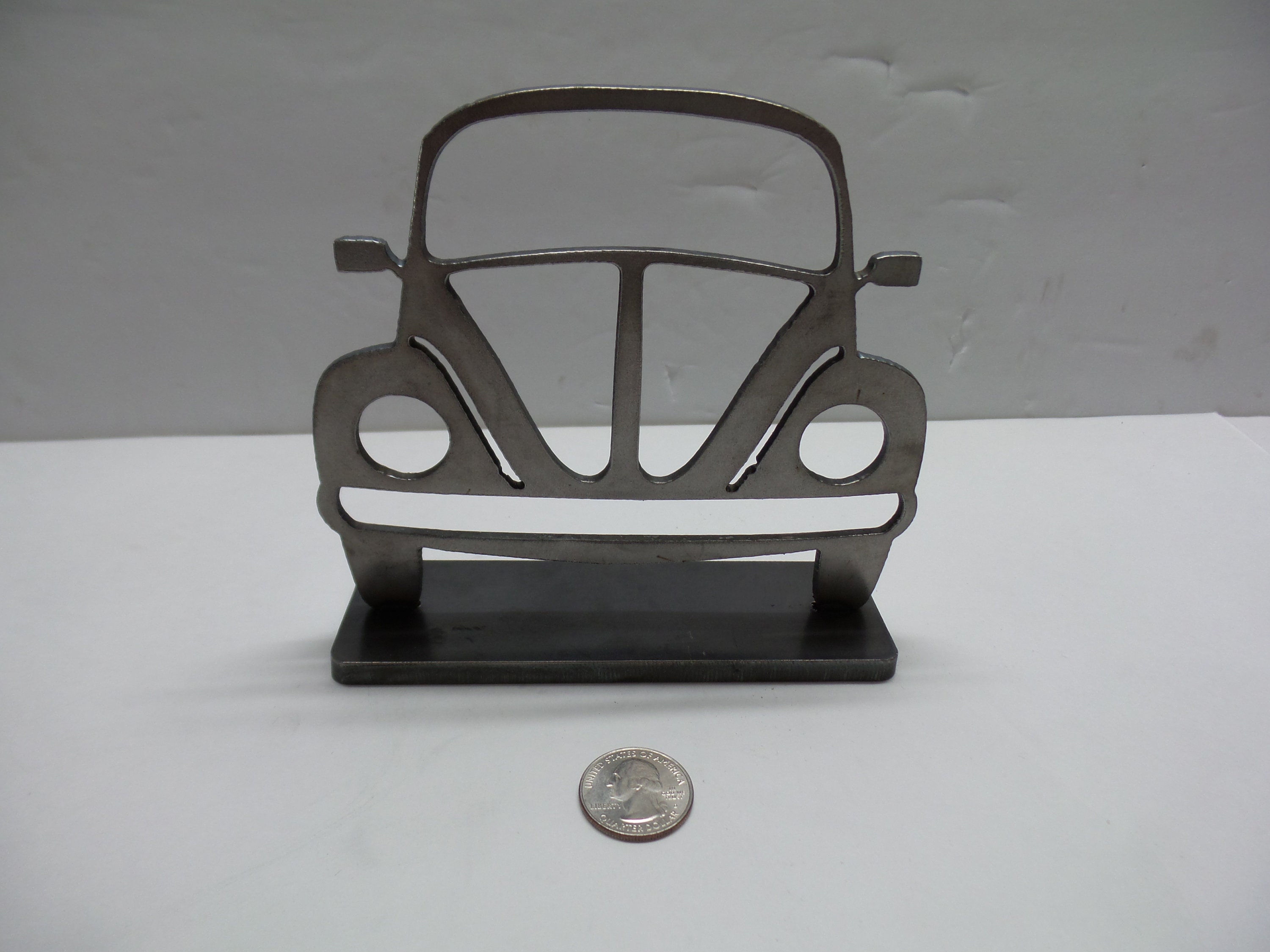 VW Bug Desk Statue / Paper Weight / Desk Art | Etsy