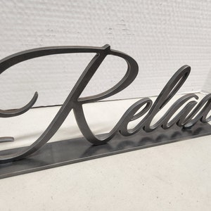 Relax Sign / Table Centerpiece - Etsy