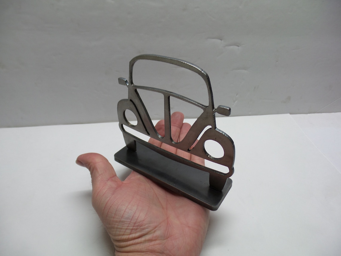VW Bug Desk Statue / Paper Weight / Desk Art | Etsy