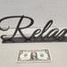 Relax Sign / Table Centerpiece - Etsy