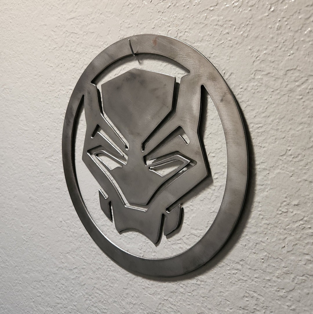 Black Panther Metal Sign ships NEXT BUSINESS DAY - Etsy