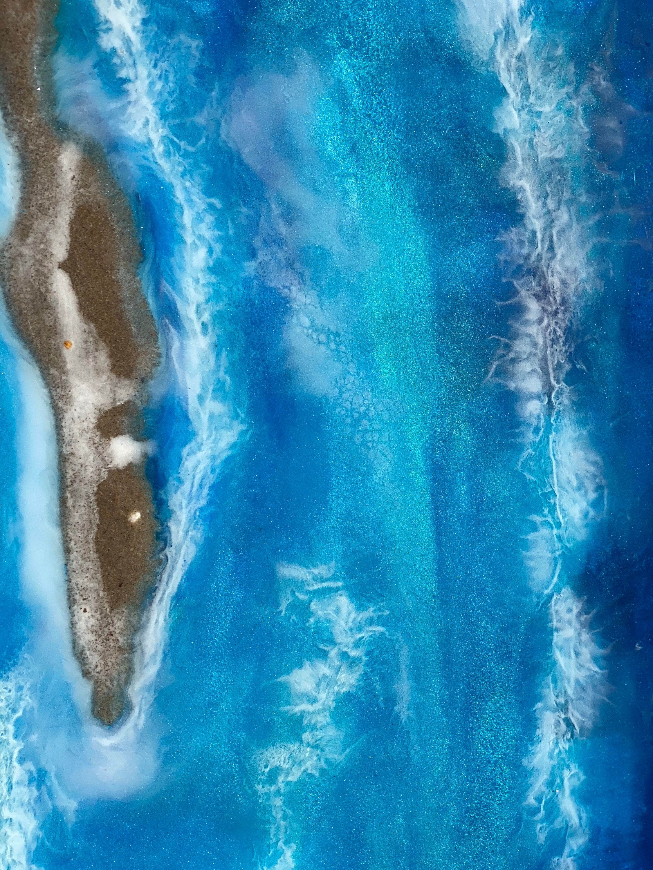 Ocean Themed Nautical Epoxy Table - Etsy