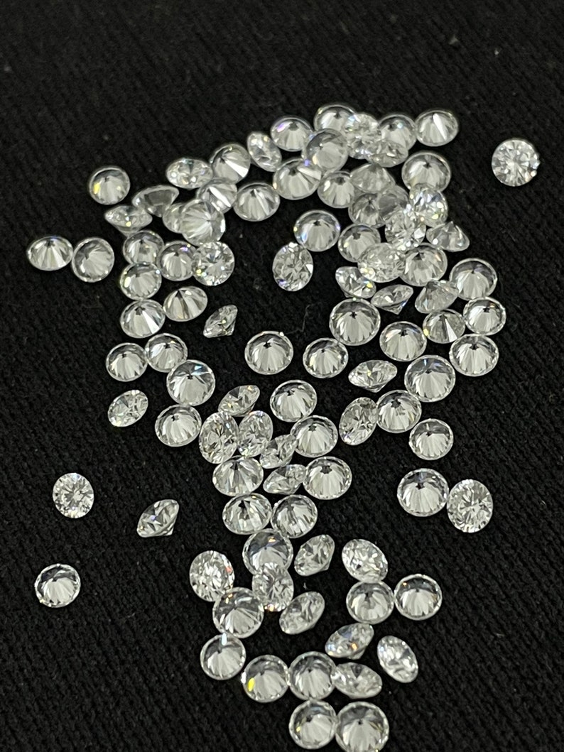 2-3mm Round CVD Diamond: VVS-VS, D-E-F, Lab Grown Loose Diamond - Etsy