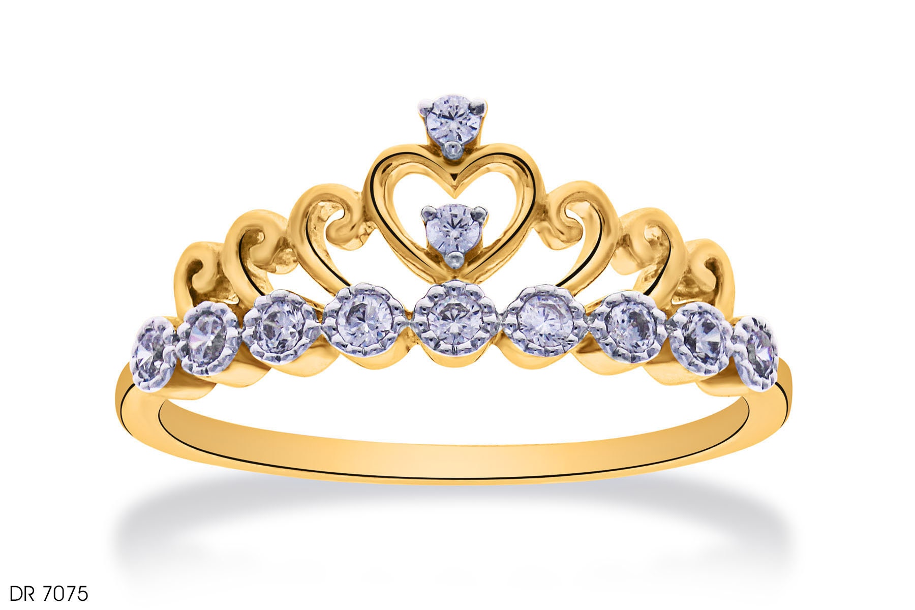 Tiara Diamond Ring Diamond Queen Crown Ring Crown Diamond | Etsy