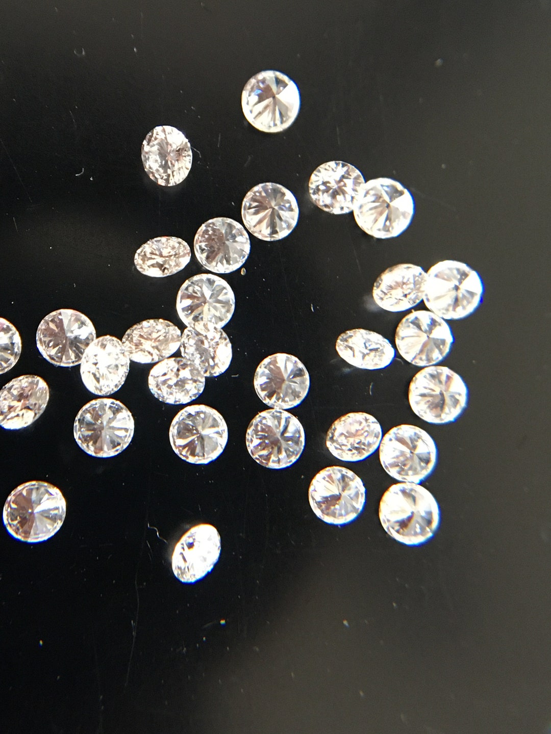CVD Loose Diamond of VVS - VS Purity With E F Color. 0.80 Mm to 2.00 Mm ...