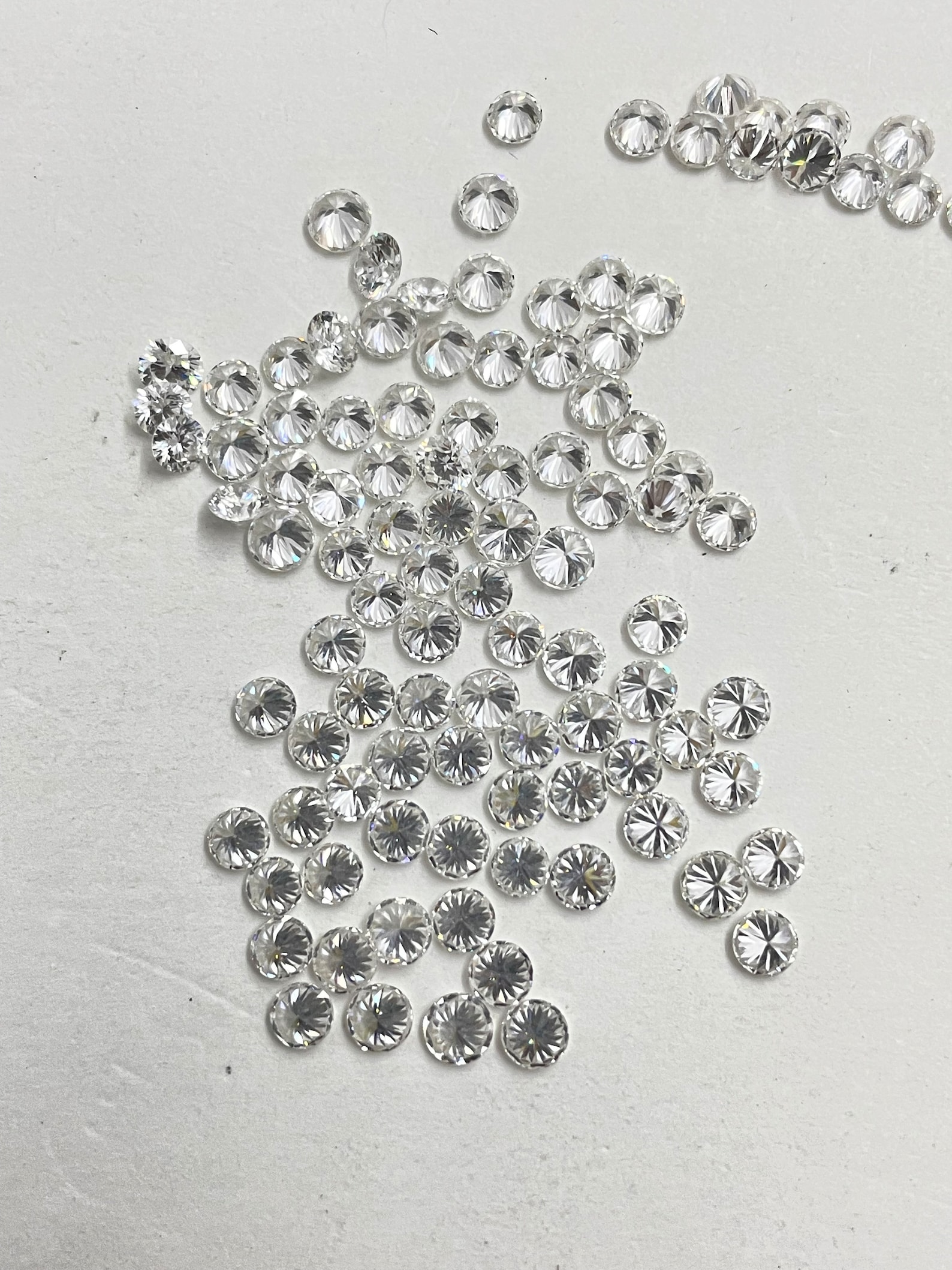 2-3mm Round CVD Diamond: VVS-VS, D-E-F, Lab Grown Loose Diamond - Etsy