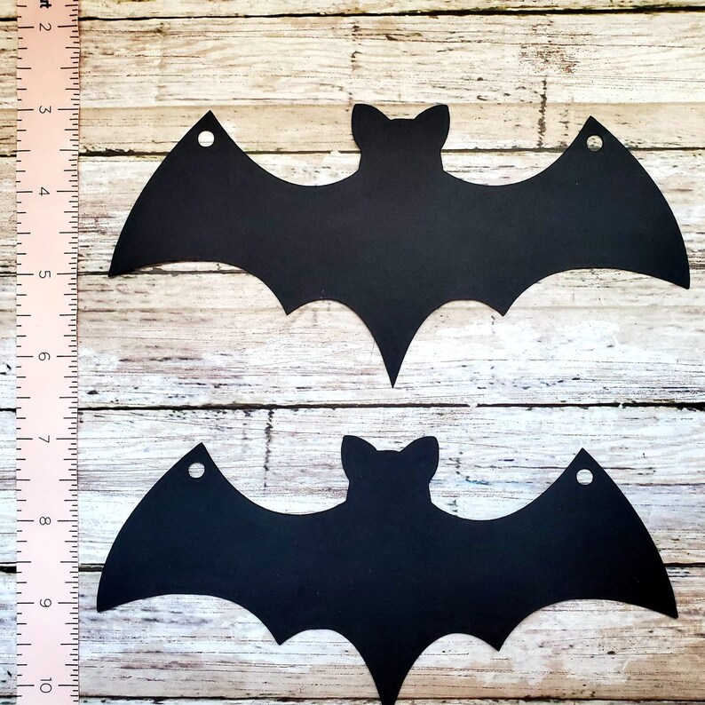 Bat Banner Bat Bunting Halloween Bat Garland Halloween | Etsy