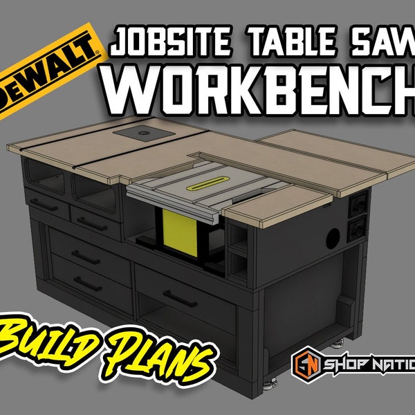 Workbench With Table Saw - Etsy