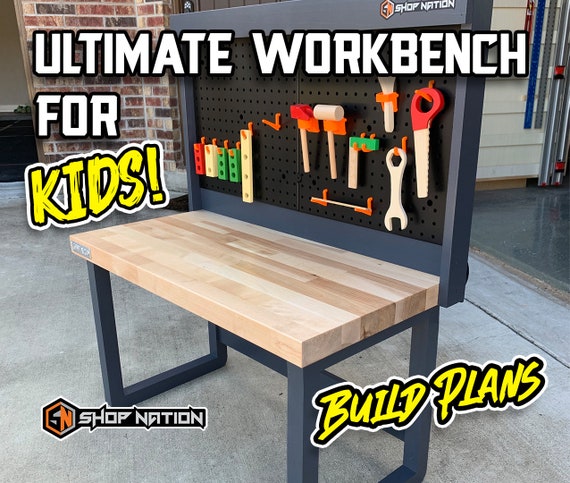 The COOLEST Kid Workbench Plans Instant Download | Etsy Canada
