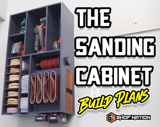 DIY Ultimate Sanding Storage // Woodshop Organization - Etsy Canada