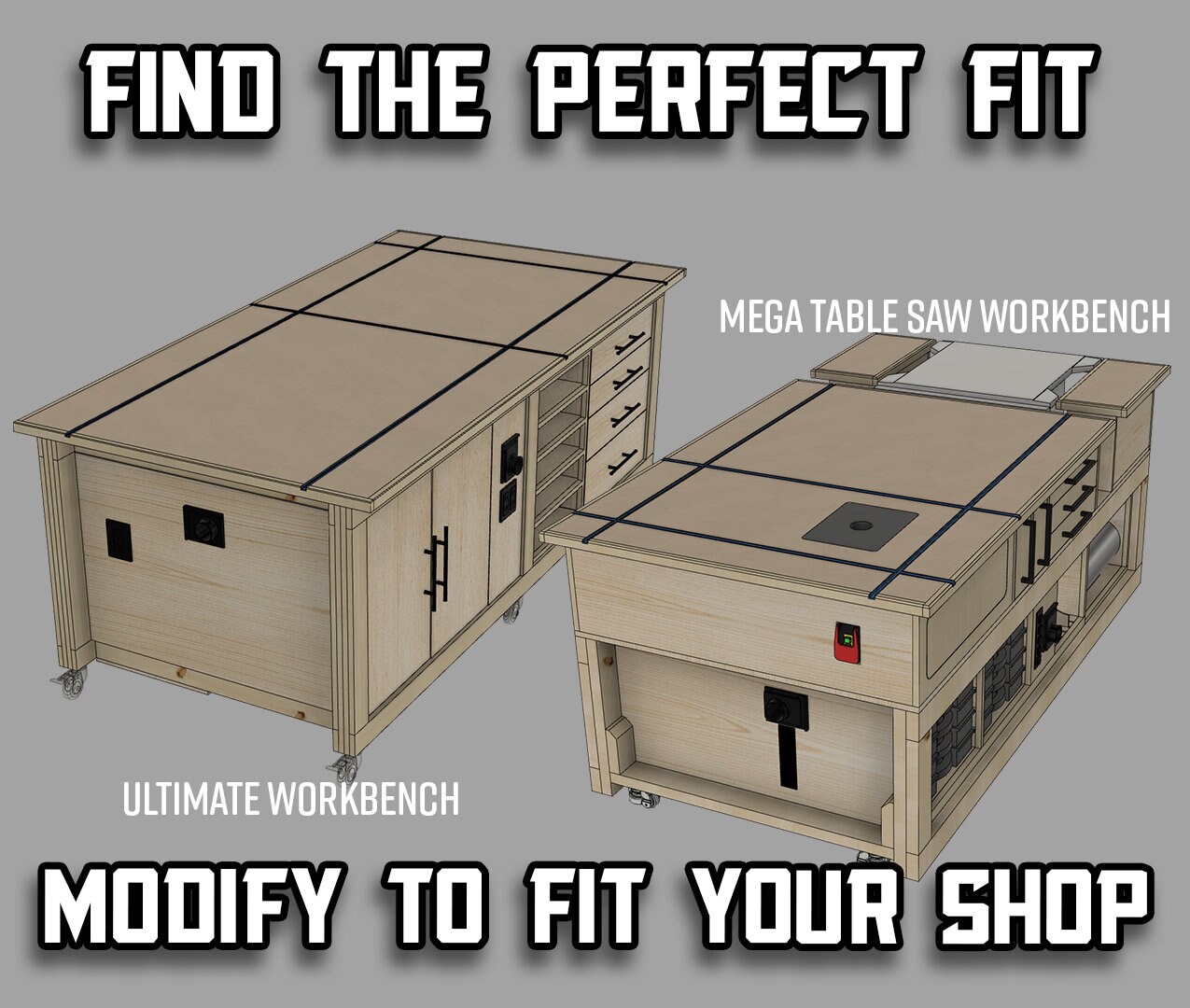 Workbench Plans 5 Pack Digital Plans - Etsy UK