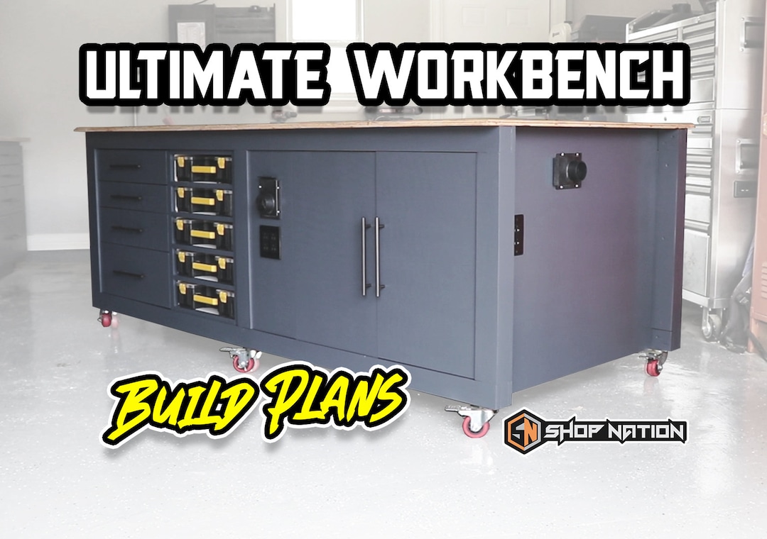 Ultimate Workbench Woodworking Plans Instant Download - Etsy