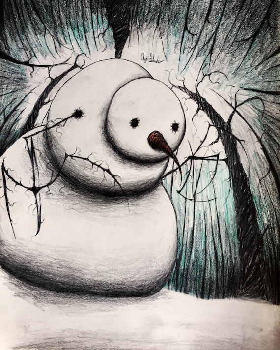 Abominable Snowman Drawing