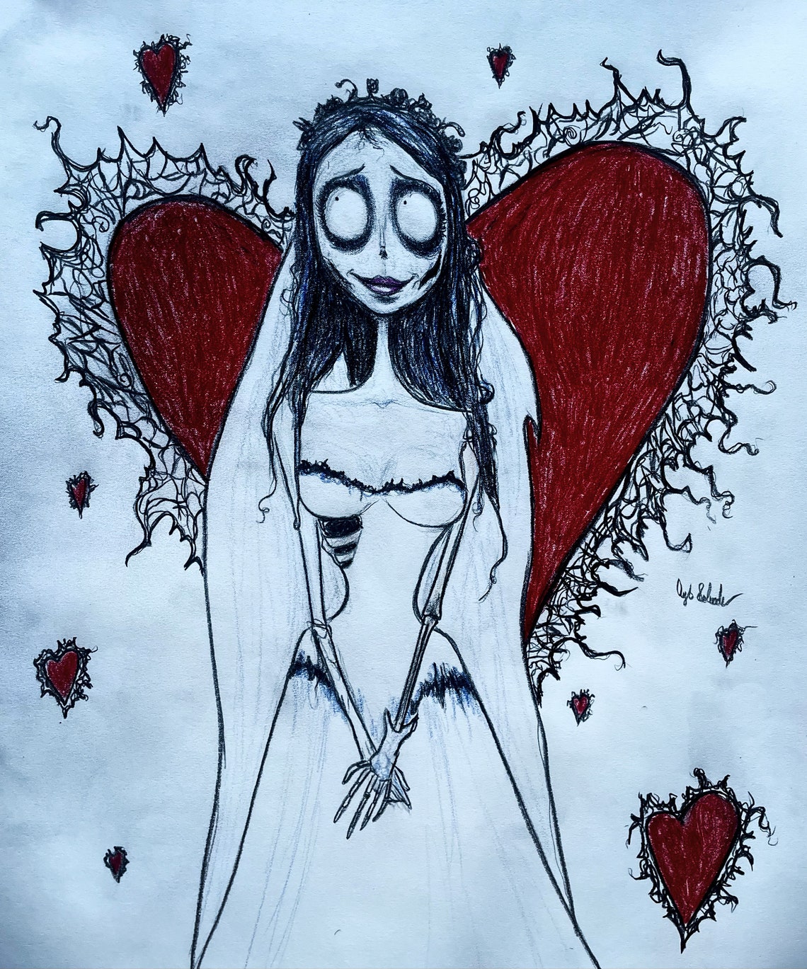 Corpse Bride’s Valentine’s Day Digital Print. - Etsy