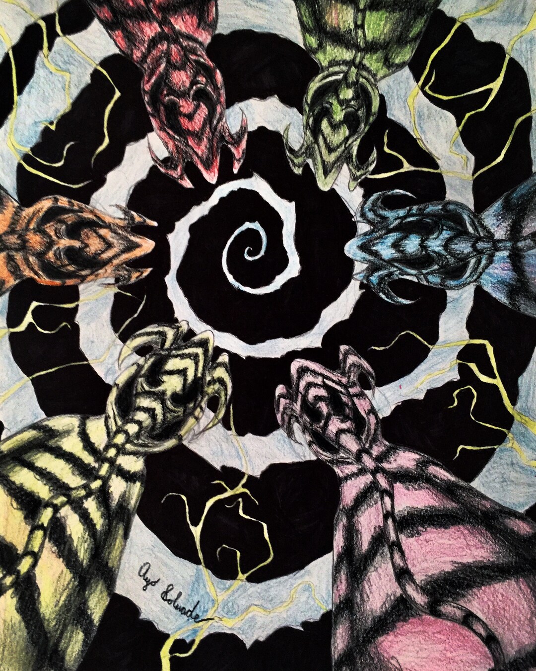 Pink Elephants on Parade Digital Print. - Etsy