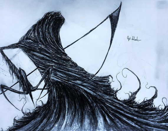 Death Digital Print. - Etsy