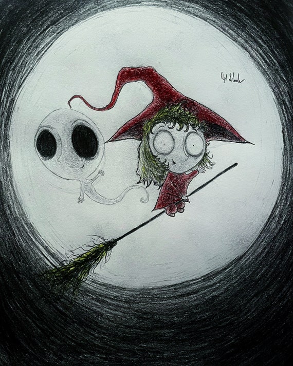 Casper Meets Wendy Digital Print. - Etsy