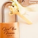 Custom Personalized Padlock, Engraved Padlock, Love Lock, Couples Gift ...