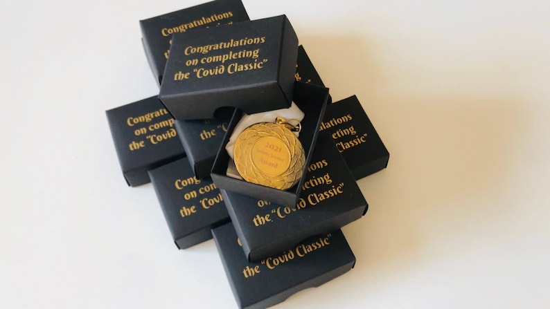 Laser Engraved Medal in Personalized Gift Box , Personalized Medals ...