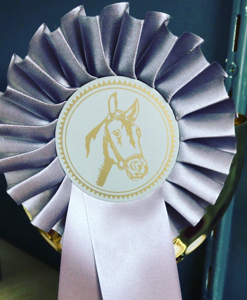 Custom Award Ribbon Rosette Personalized Gift Personalized - Etsy