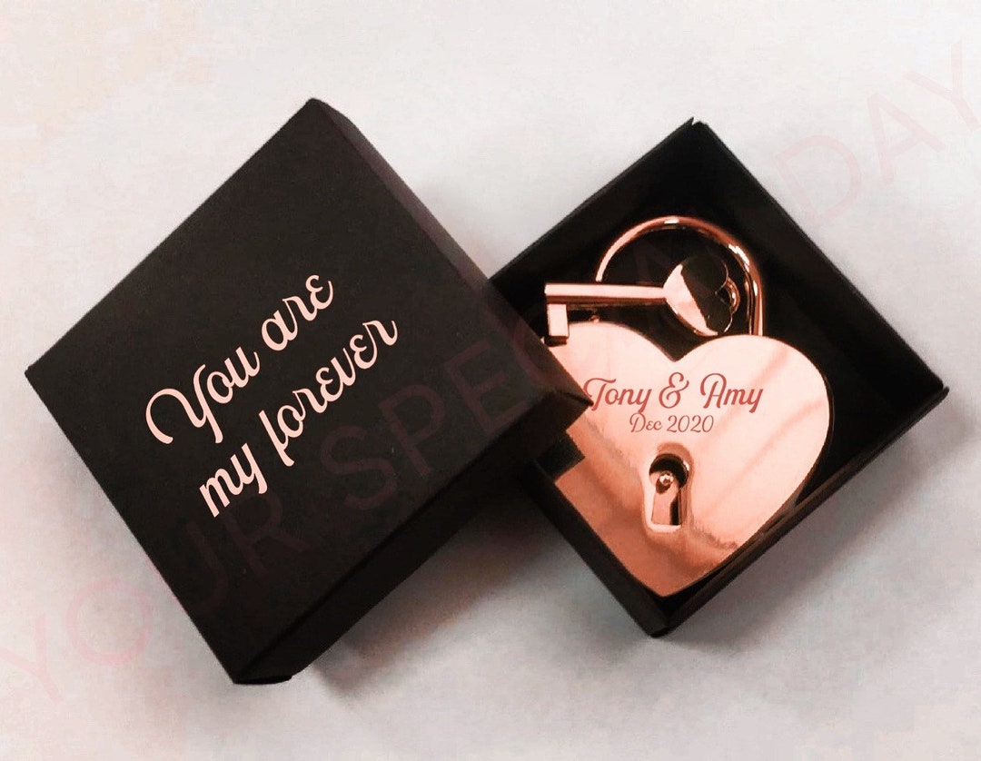 Custom Personalized Padlock, Engraved Padlock, Love Lock, Couples Gift ...
