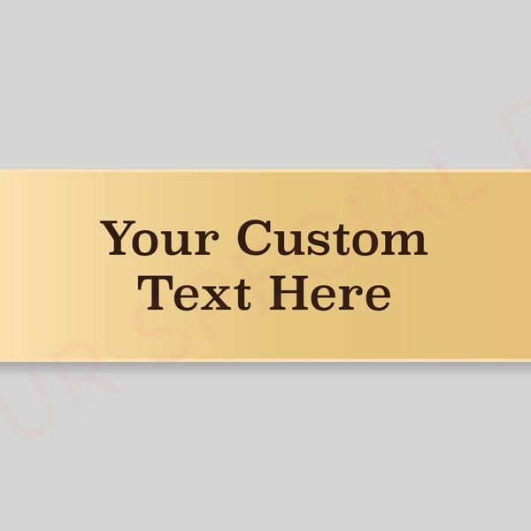 Engraved Name Plate 3x1 - Etsy