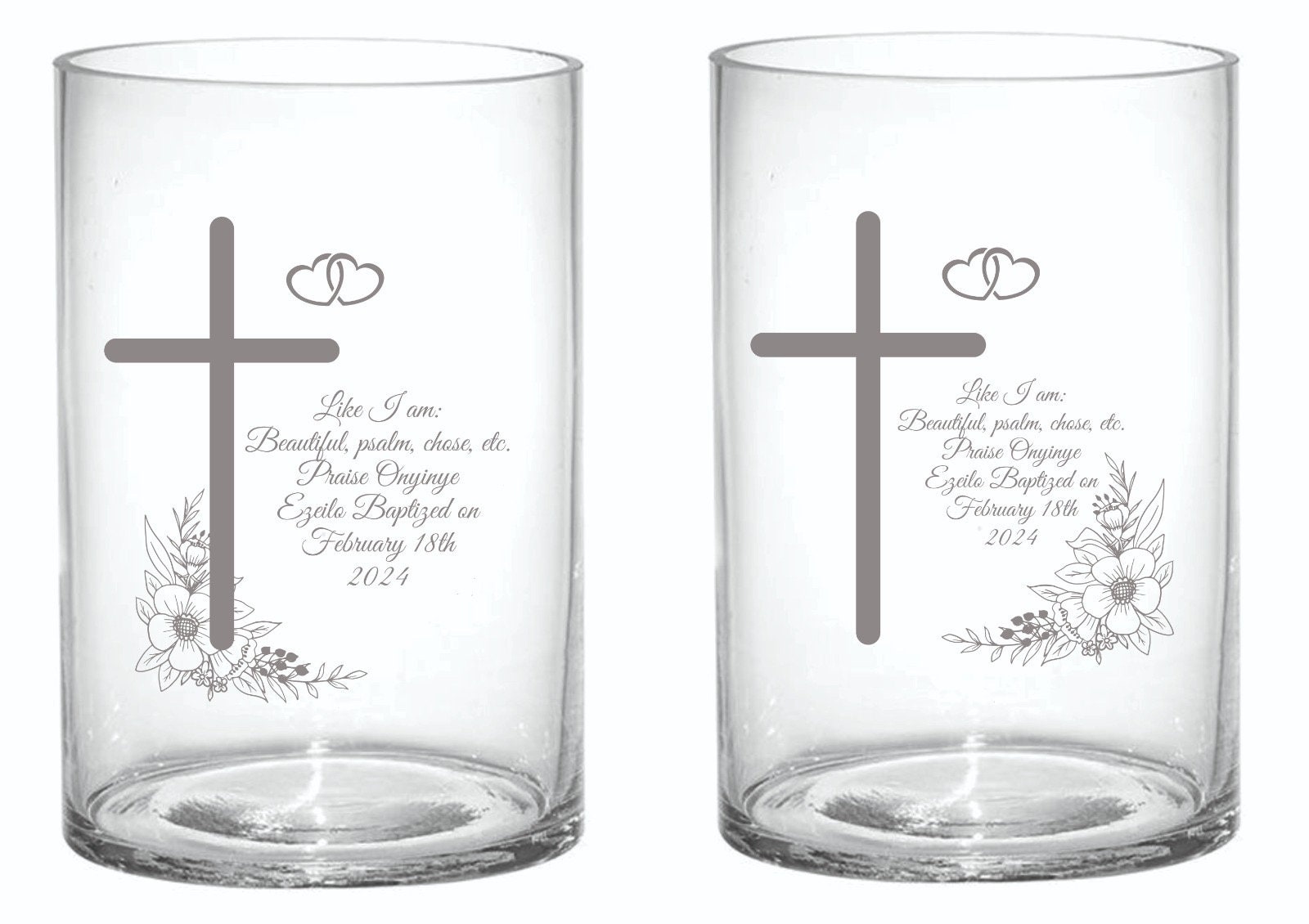Personalized Glass Vase Custom Engraved Vase, Gift Ideas, Wedding ...