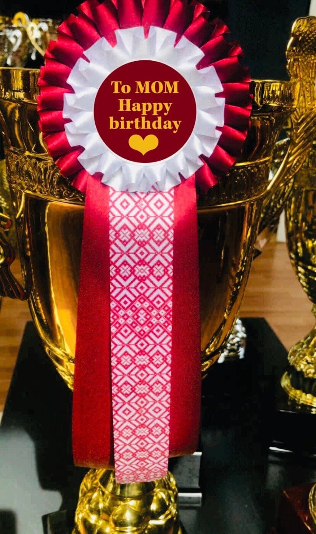 Custom Award Ribbon Rosette, Personalized Gift, Personalized Ribbon ...