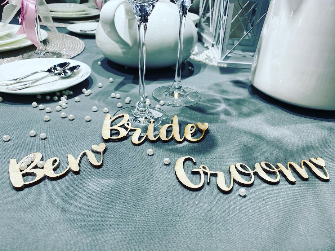 Place Cards Wedding Place Settings Laser Cut Names Custom Place ...