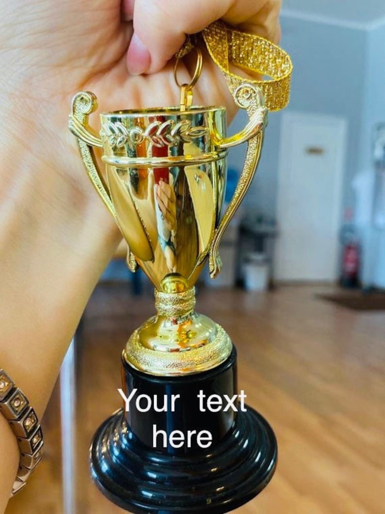 Custom Small Trophy Personalized Gift Medal Trophy Custom - Etsy