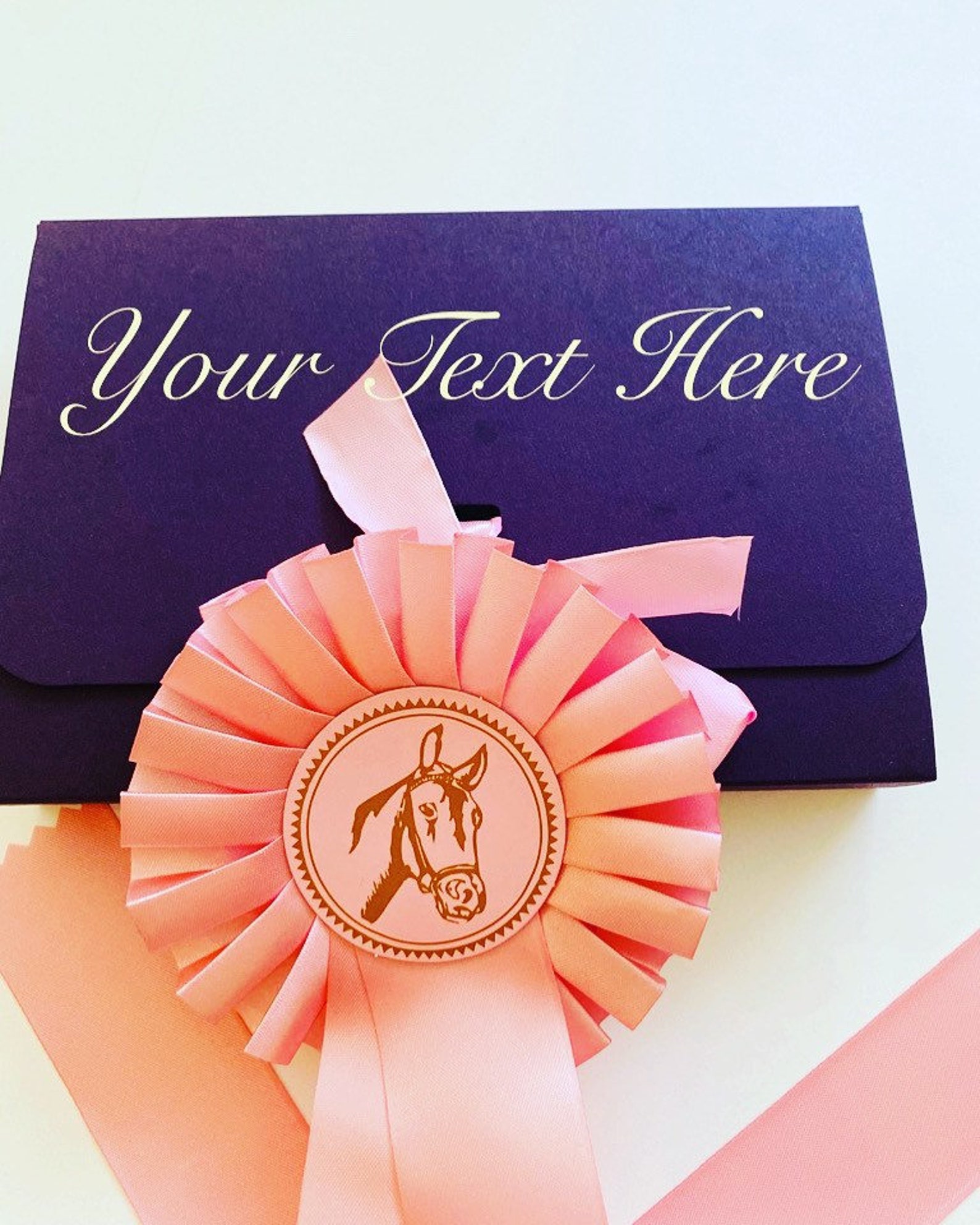 Custom Award Ribbon Rosette Personalized Gift Personalized - Etsy