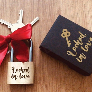 Custom Personalized Padlock, Engraved Padlock, Love Lock, Couples Gift ...