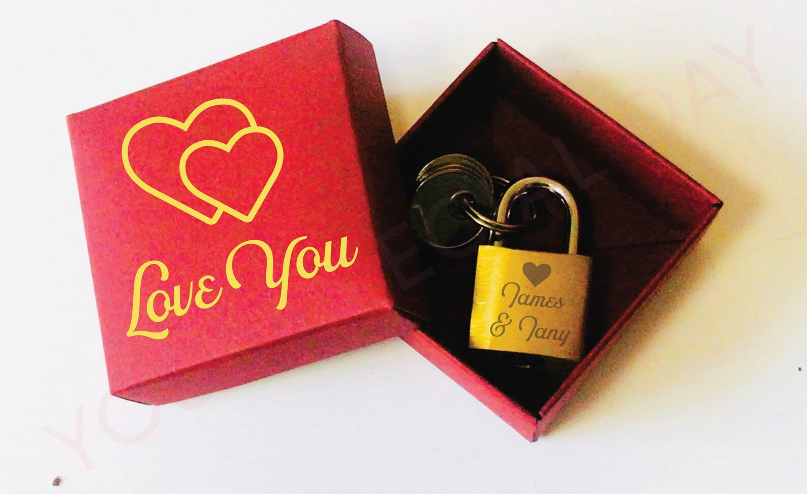 Custom Personalized Small Padlock Engraved Padlock Love - Etsy