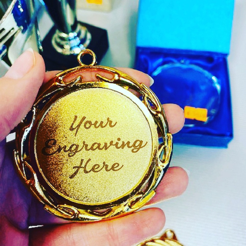 Laser Engraved Sports Medals With Ribbon, Personalized Trophy - Etsy