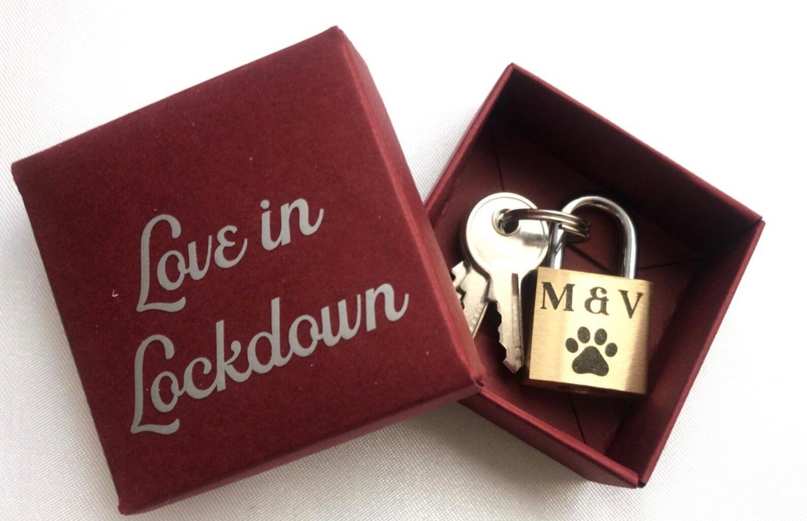 Custom Personalized Small Padlock Engraved Padlock Love | Etsy