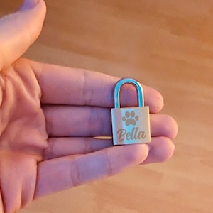 Custom Personalized Small Padlock, Engraved Padlock, Love Lock, Couples ...