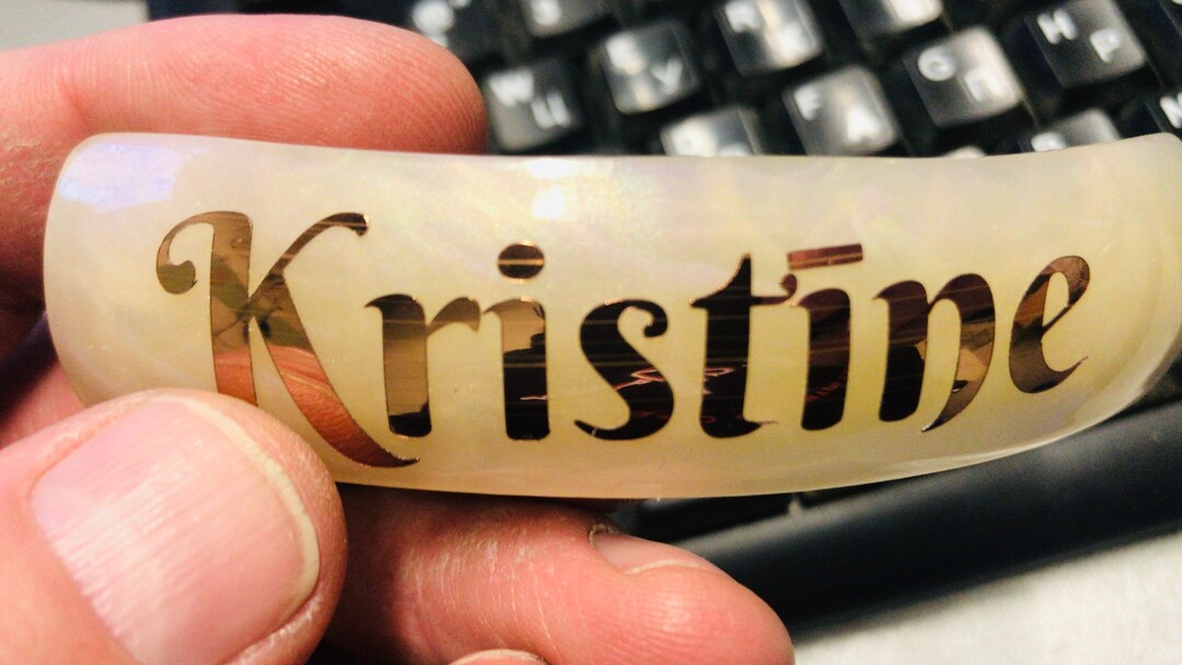 Custom Claw Clips,personalized Hair Accessories, Hair Claw, Custom Name ...