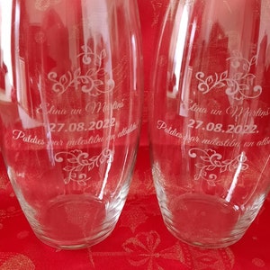 Personalized Glass Vase Custom Engraved Vase Gift Ideas - Etsy