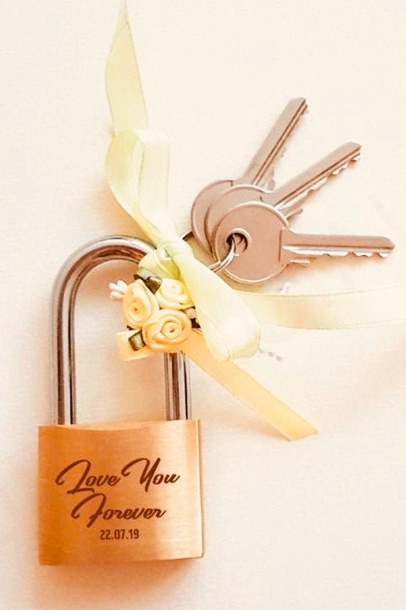 Custom Personalized Padlock Engraved Padlock Love Lock - Etsy