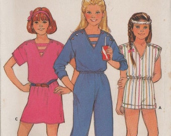 Simplicity 7594 Sewing Pattern Girls' Jumpsuit Size 12 - Etsy
