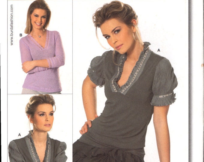 Burda 7591 Sewing Pattern Shirt Size 6-18 32-44 Uncut Factory Folded - Etsy