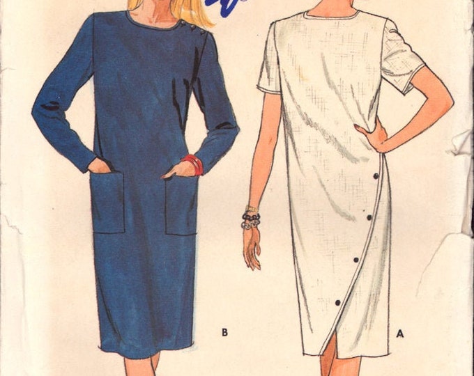 Butterick 6359 Sewing Pattern, Semi-fitted Dress, Size 12-14-16, Uncut ...