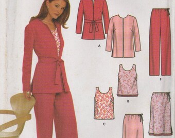 Simplicity Uncut Top/pants/shorts/dress/jacket Pattern 1430 - Etsy