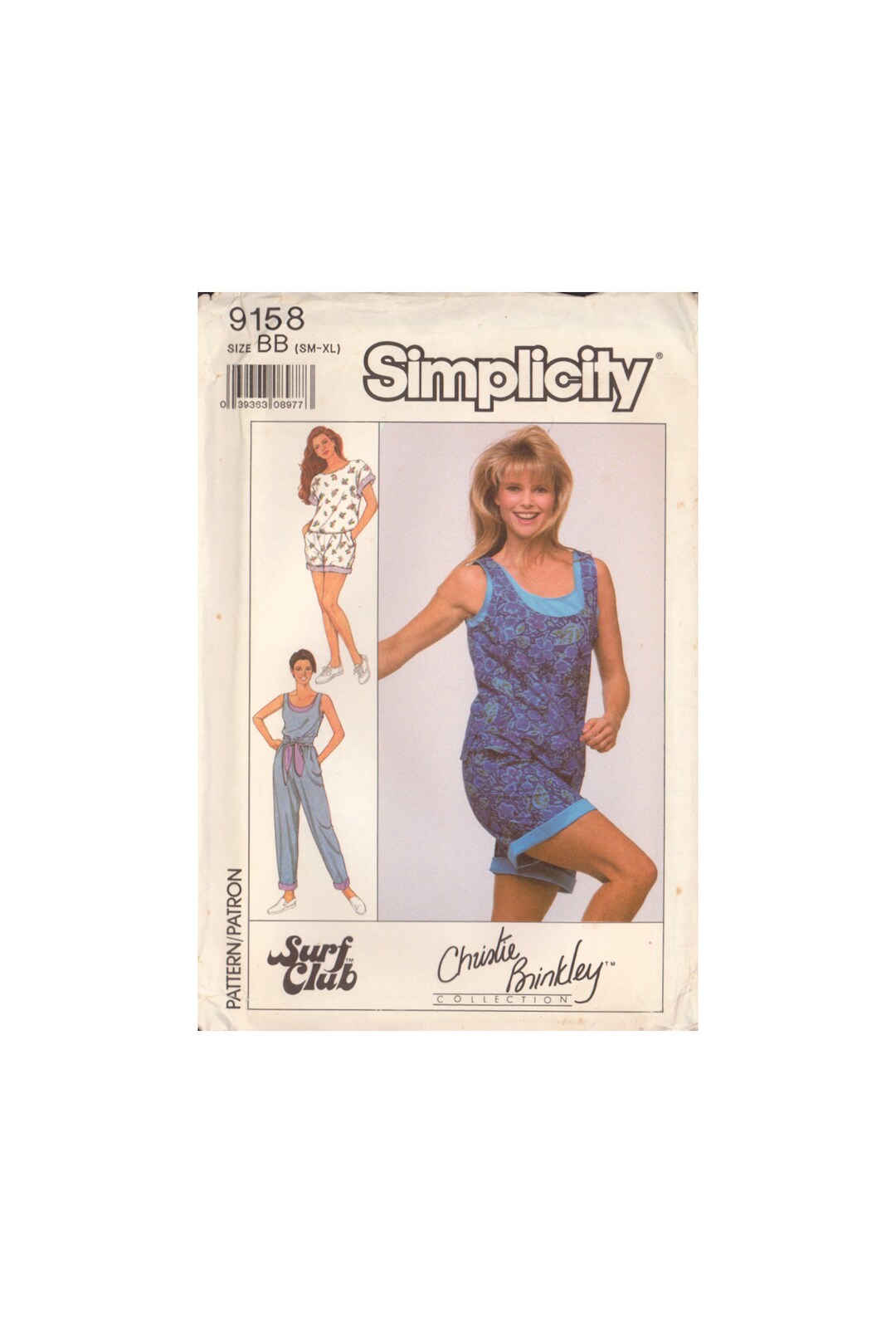 Simplicity 9158 Sewing Pattern, Pants, Shorts, Top, Overshirt ...